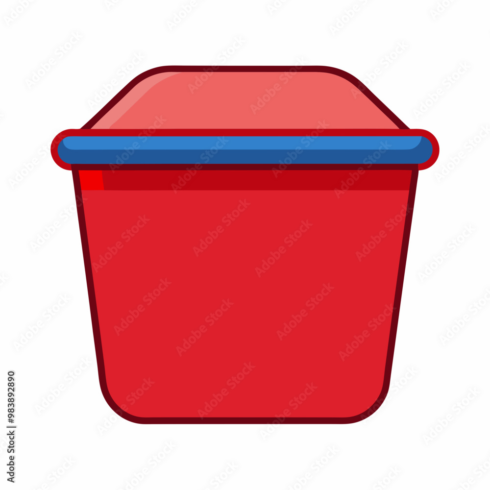 Tupperware on White Background Vector Illustration | SVG & Cricut Files ...