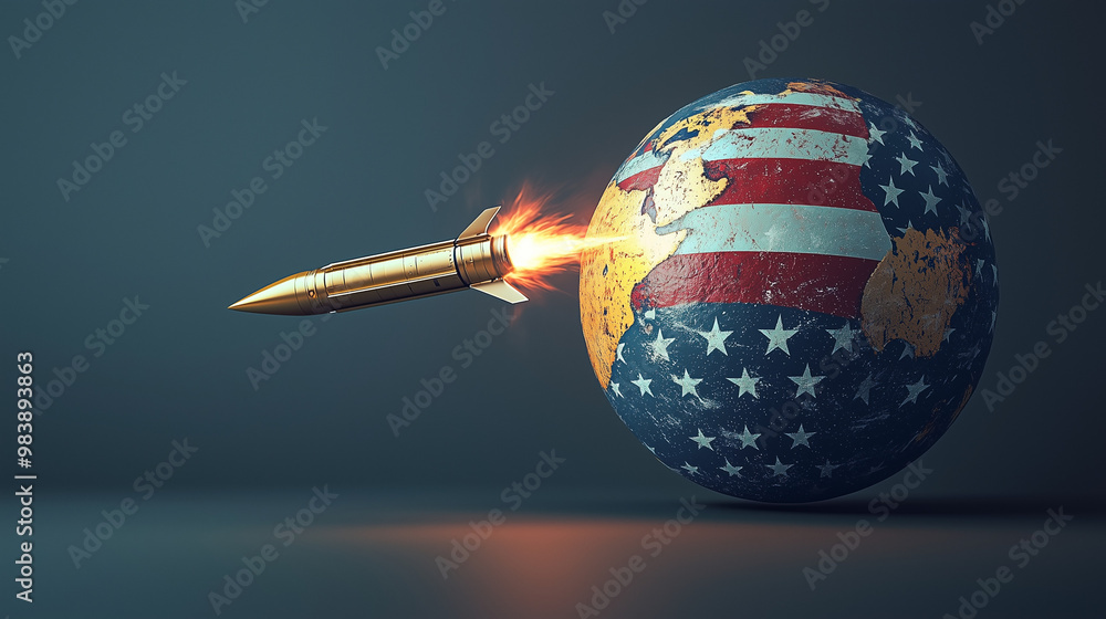 American Missile Crisis: A golden missile hurtles towards a distressed ...