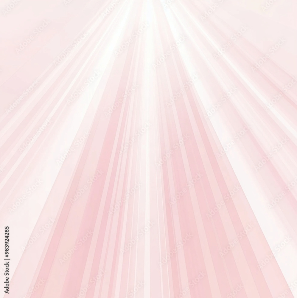 light pink background with soft, translucent rays radiating from the ...