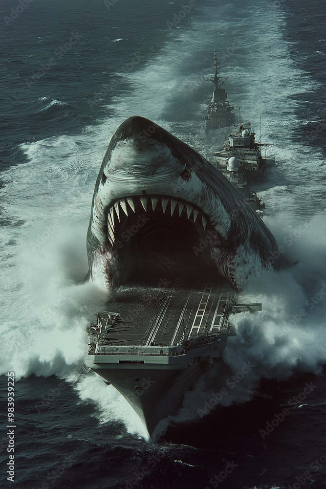 attack of the great megalodon the feared shark of the seas great white ...
