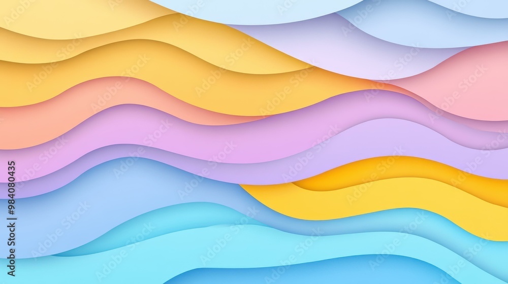 Experience the beauty of layered paper art, where vivid colors and ...