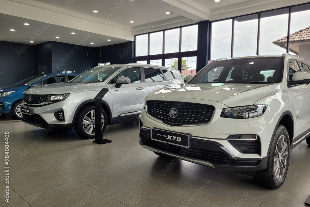 PENANG, MALAYSIA - 2 SEP 2024: Proton latest model of X90 SUV car ...