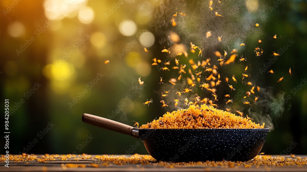 Escamoles Mexico ant larvae dubbed insect caviar in Mexico City Stock ...