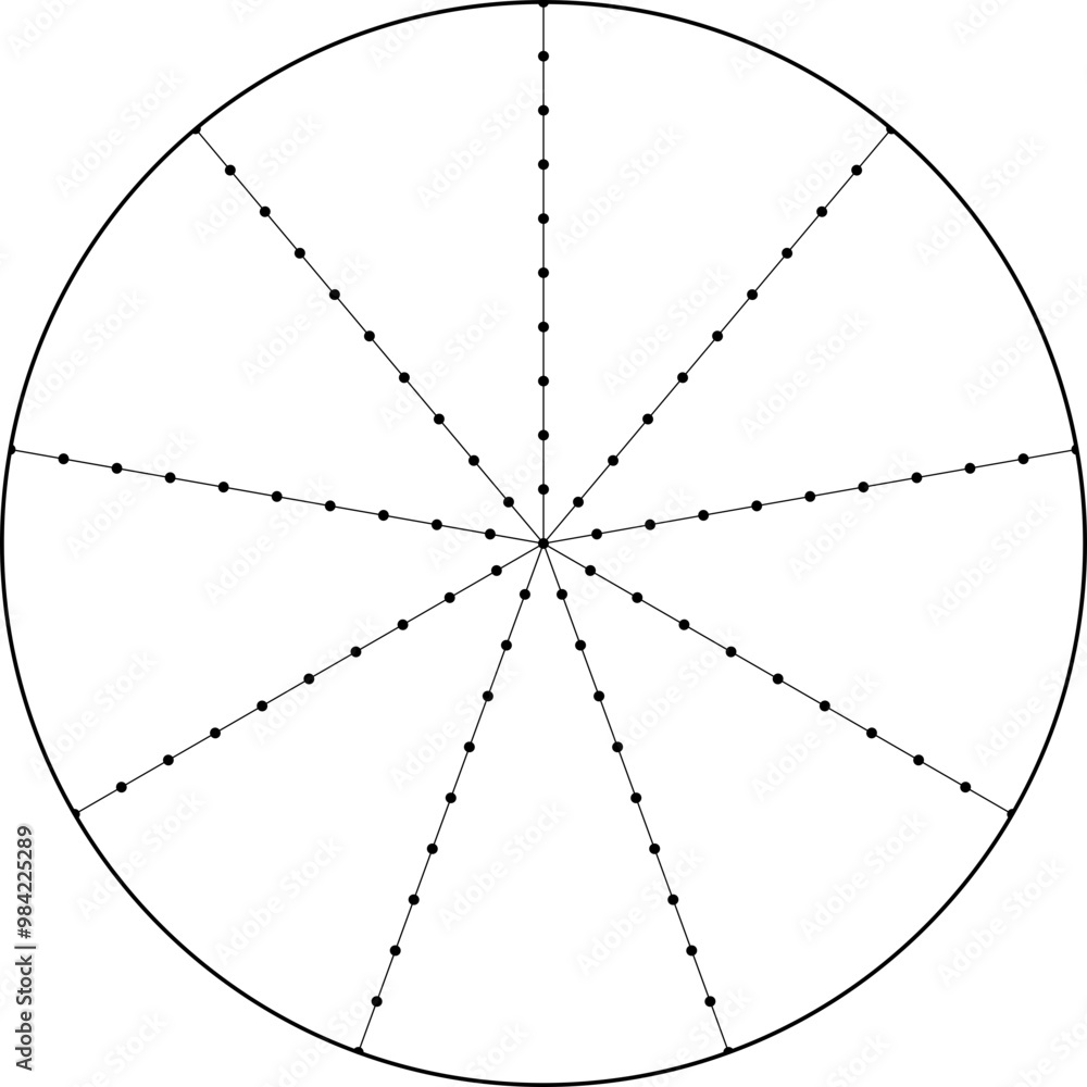 Vector wheel of life analysis diagram infographic, coaching tool. Round ...