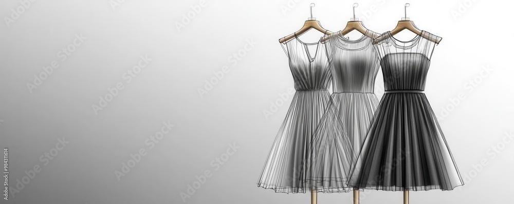 Fashion apparel designs alongside protocol manuals, guideline protocol ...