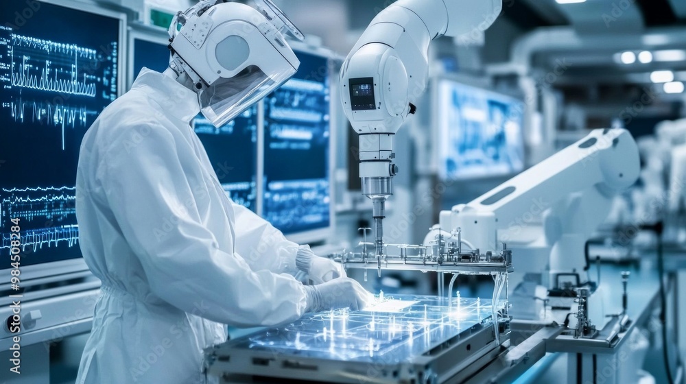 AI-enhanced precision in medical instrument manufacturing, advanced ...