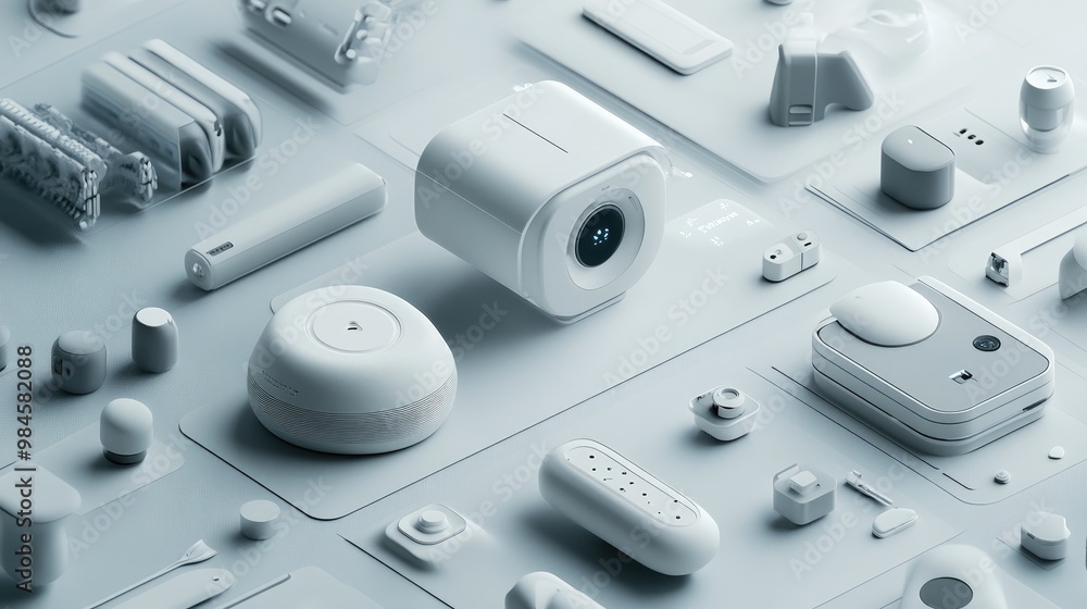 AI-powered design tools generating futuristic product concepts, with 3D ...