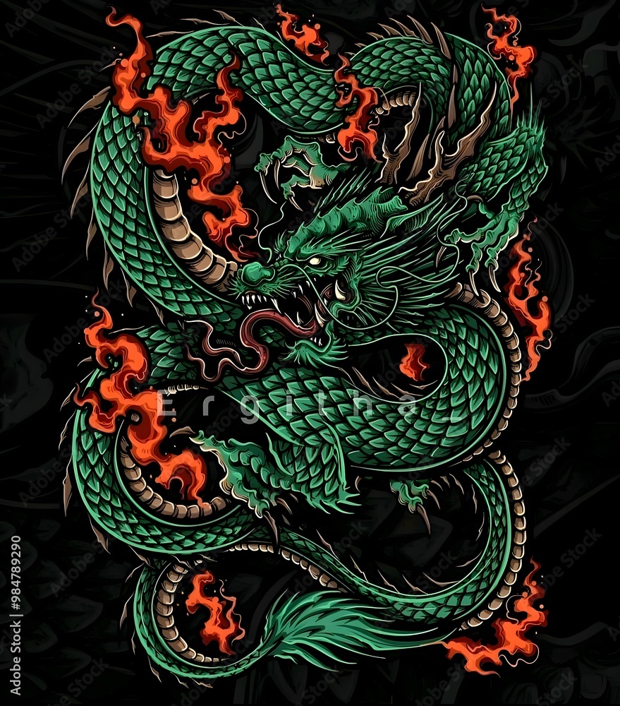 dragon, dragon logo, dragon snake, dragon snake wallpaper, animation ...