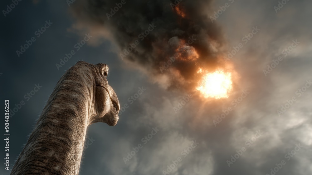 Extinction event: the dramatic fall of an asteroid and its fragments ...