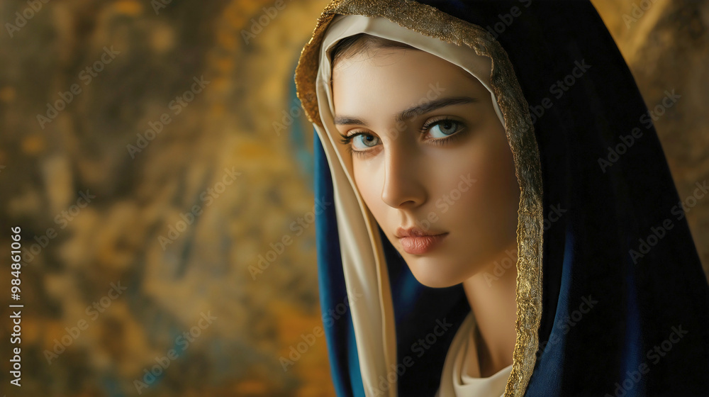 The mother of Jesus Christ, who gave him the light of birth, the Virgin ...