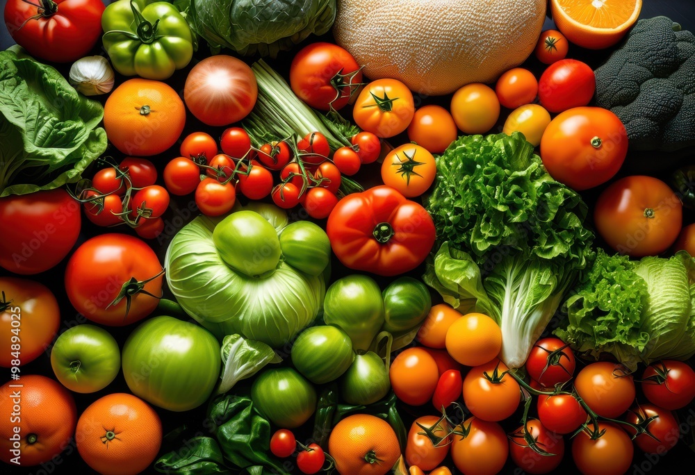 vibrant food safety symbols displayed fresh fruits highlighting healthy ...