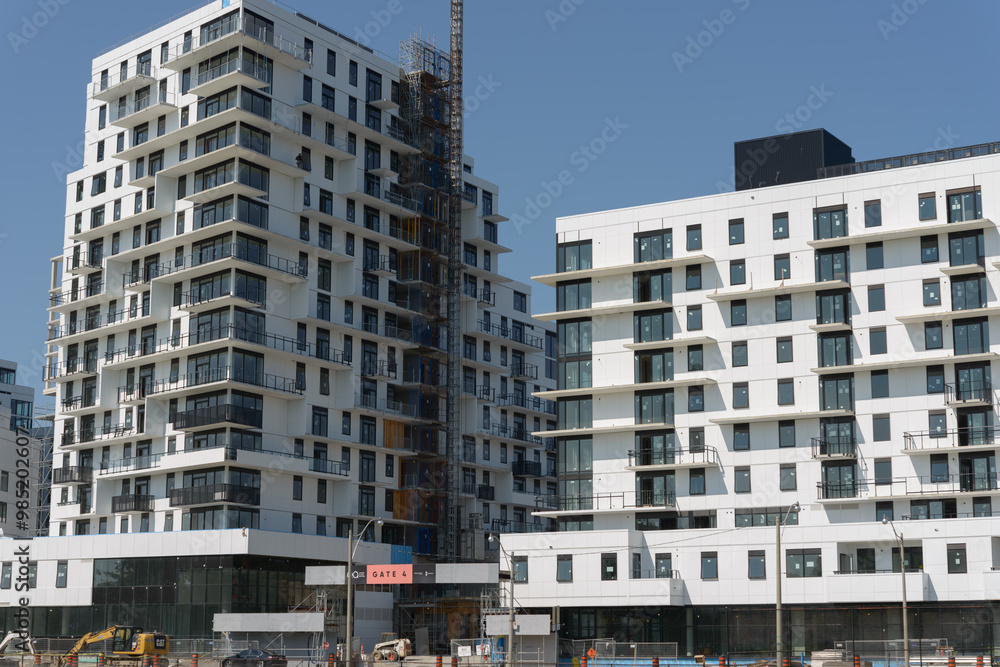 construction site (Context Development, "Queen & Ashbridge" designed by ...