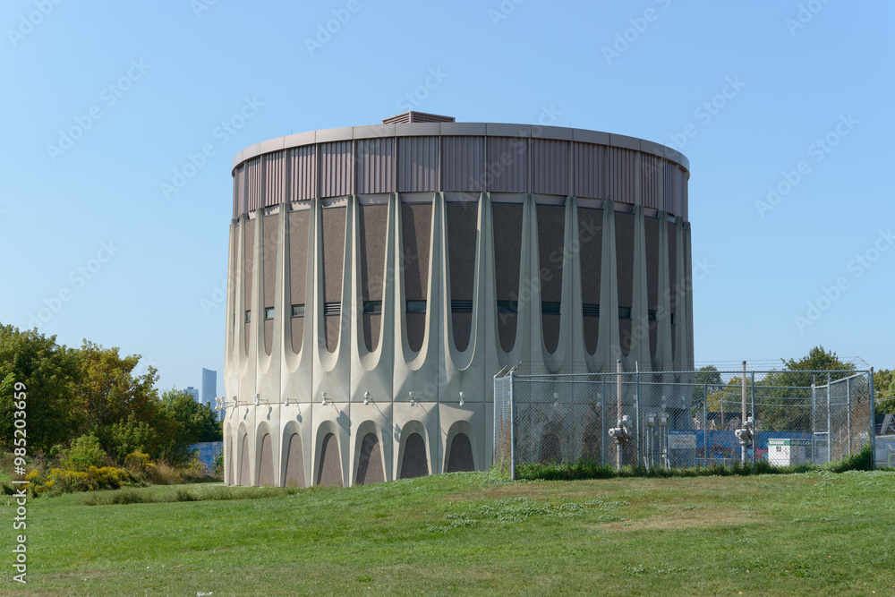 exterior of Mid-Toronto Interceptor Pumping Station now known as ...