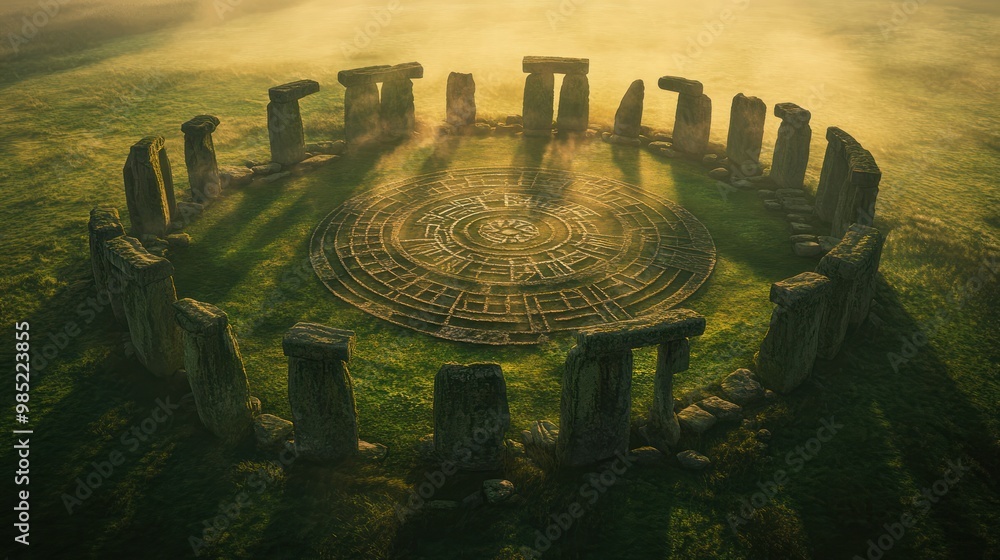 A dark fantasy setting where Stonehenge is the center of a forbidden ...