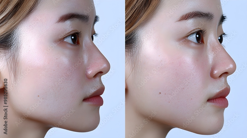 Nose pore strip tutorial with detailed steps, featuring before-and ...