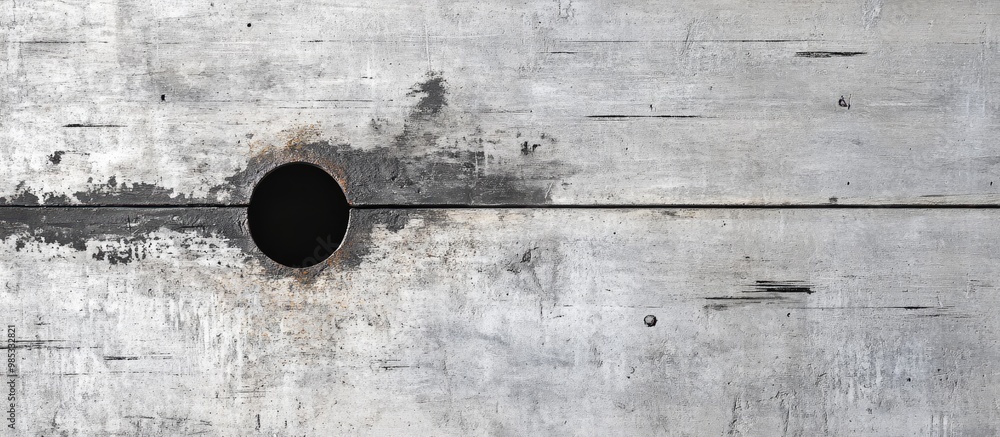 Shiny Metal Surface With Oxidation And Rustic Finish Aged Clear Varnish ...