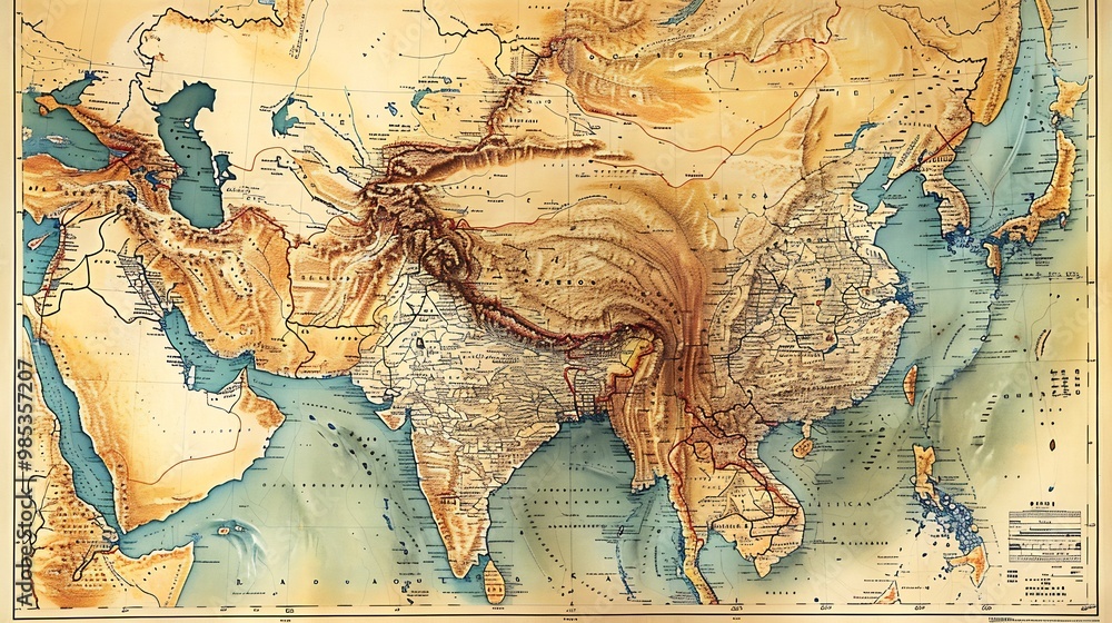 Detailed map of the Silk Road showing ancient trade routes key cities ...