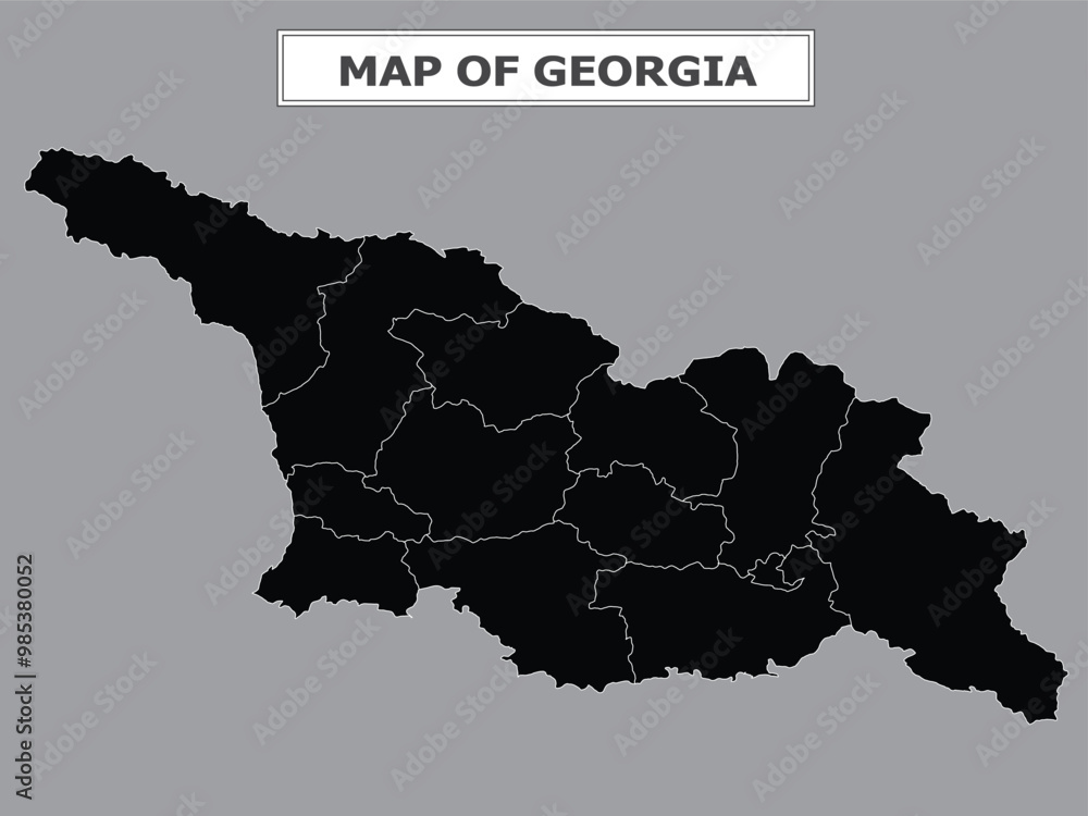 Political map. Political map of country with capital, province or state ...