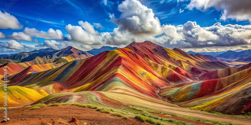 Peru's Rainbow Hills present a breathtaking display of vibrant colors ...