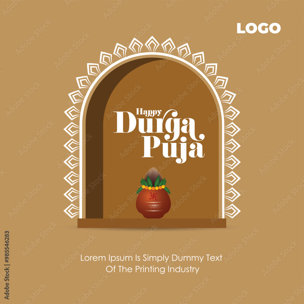 Durga puja creative concept- Durga Puja Offer, Sale, Durga Puja Tag ...