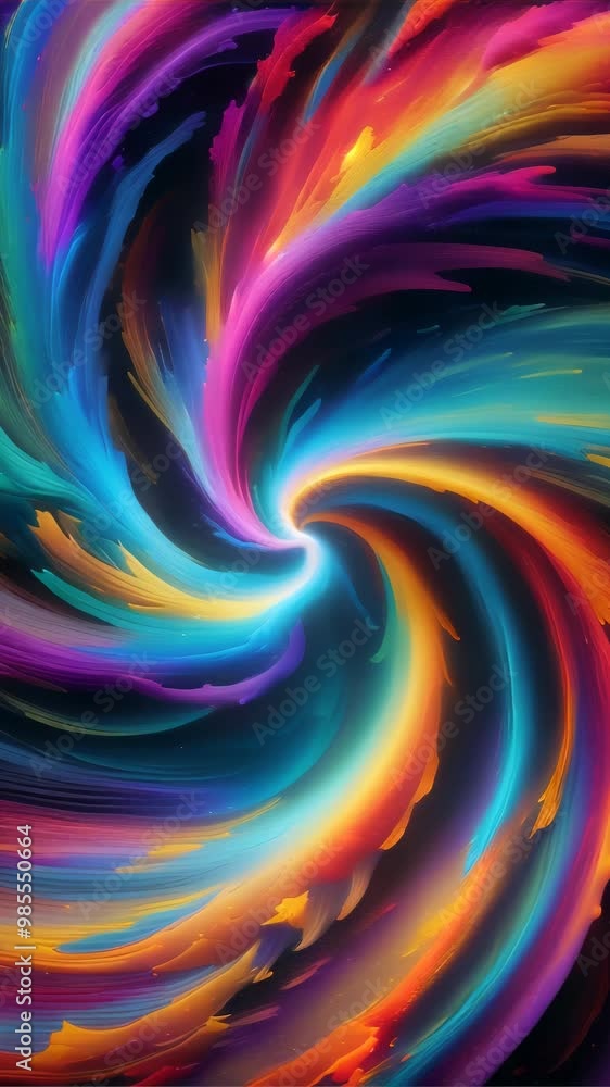 A mesmerizing abstract background with colorful vortex effect. Ideal ...