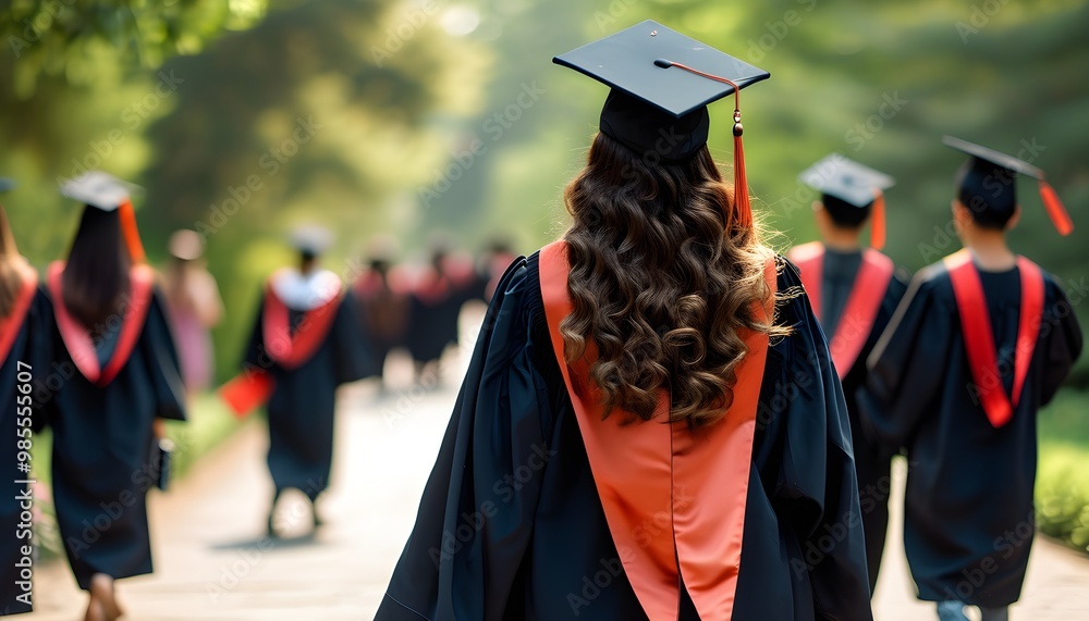 Nostalgic journey of graduation captured in a serene setting ...