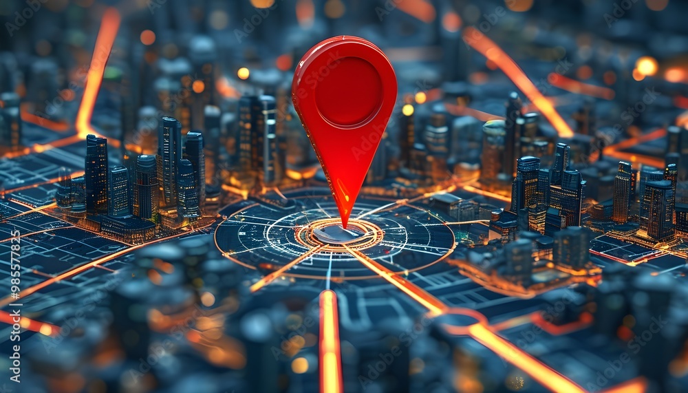 Innovative Smart City Navigation System Featuring Intricate 3D ...