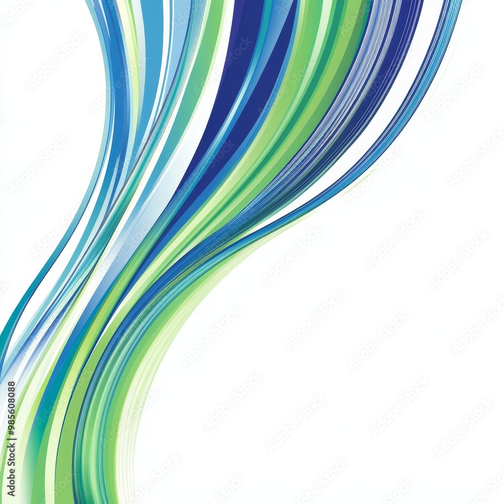 Stunning blue and green Lines with Vector Style Background for Business ...