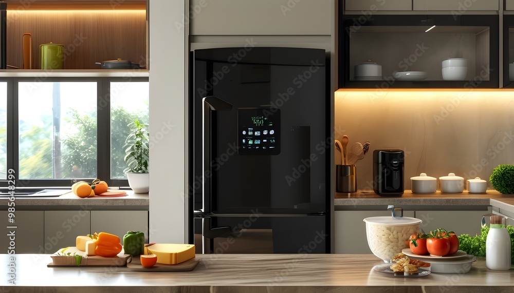 Smart fridge technology revolutionizing kitchen management through AI ...