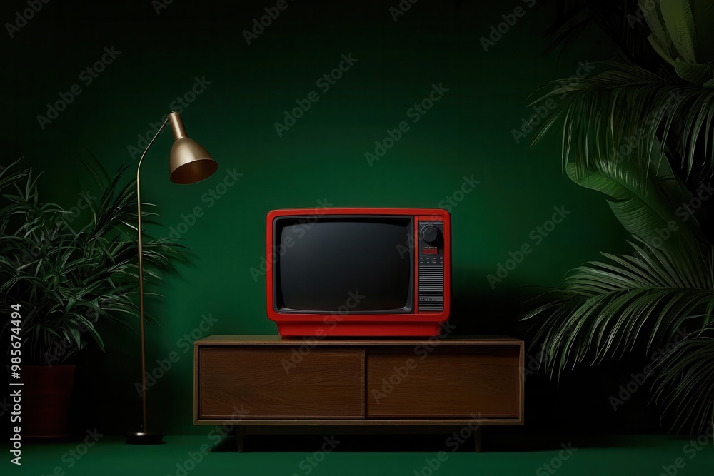 Product placement ad in a popular TV show or movie, symbolizing subtle ...