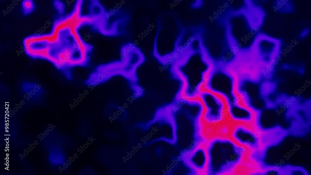Heat map background. Liquid infrared thermographic animation. Abstract ...