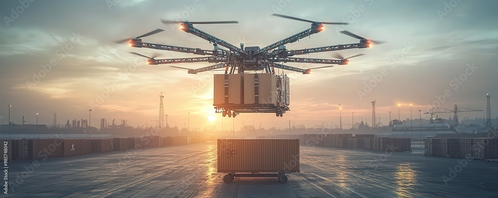 Payload management in aerial logistics, visualizing how cargo is ...