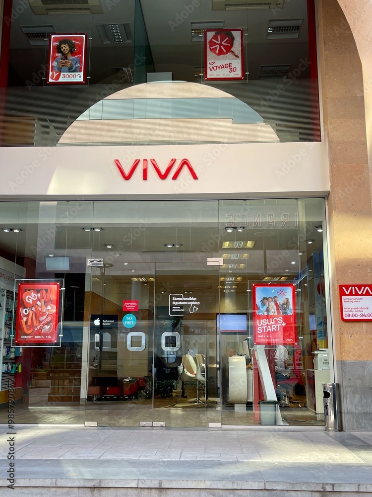 VIVA office in Armenia, Yerevan city. Provider of mobile network, telecommunication and digital ...