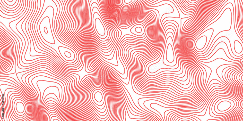 Topographic map in contour line light topographic topo contour map and ...