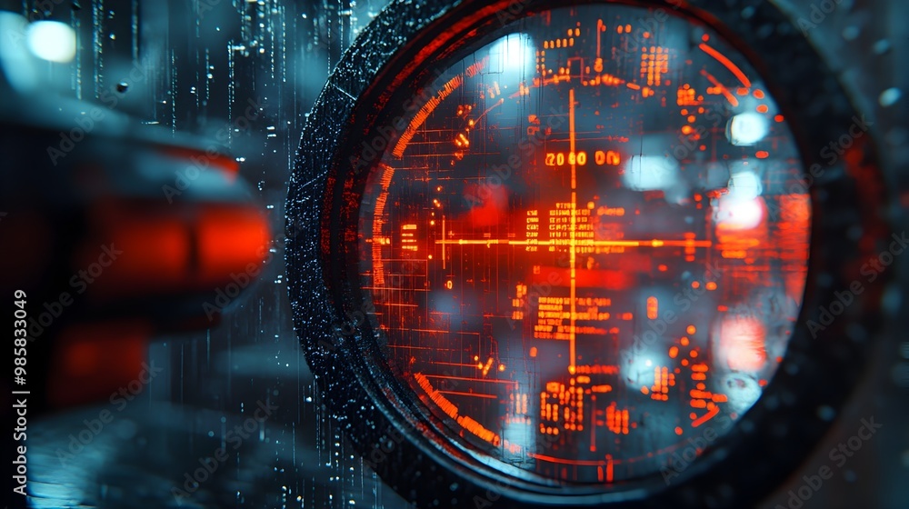 Stylized Paper Cut First Person Shooter Game HUD with Layered ...