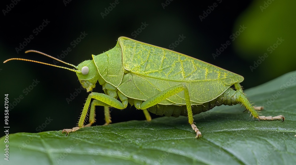 Phyllium, a genus of leaf insects, is renowned for its size and ...
