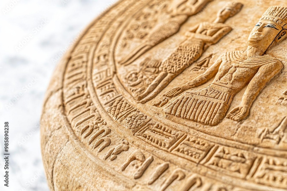 Ancient Sumerian Cuneiform Tablet Closeup of an ancient Sumerian ...