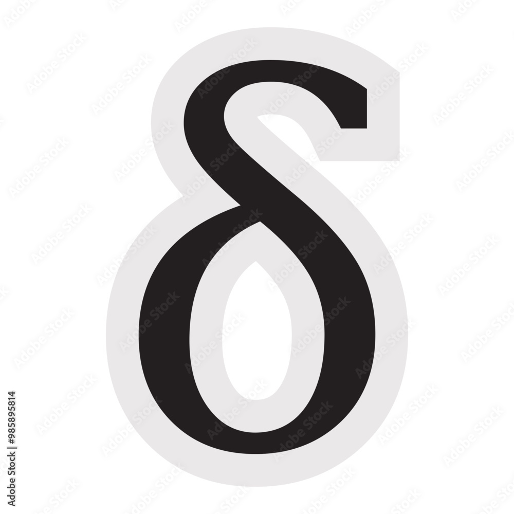 Greek Alphabet Letters Icon Set, Fraternity, Sorority Symbols ...