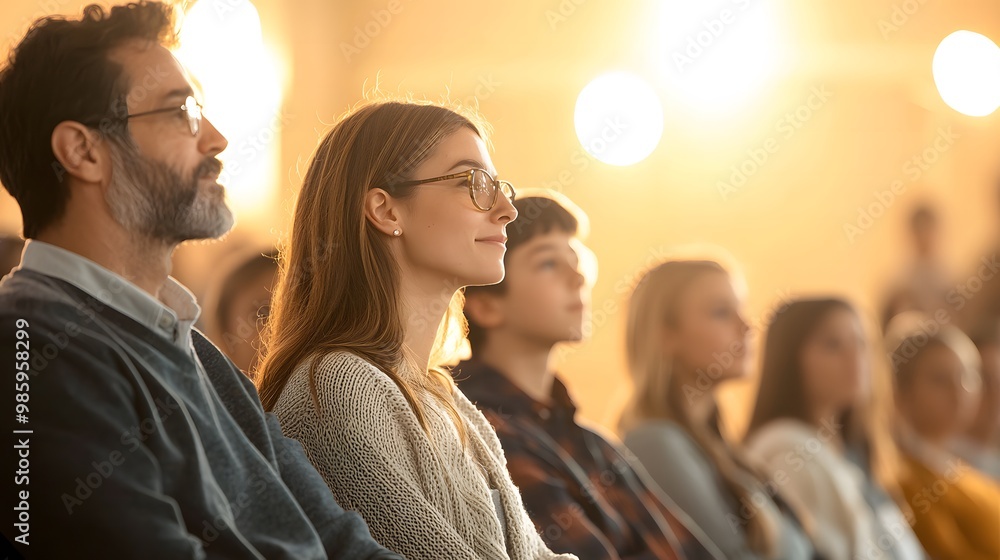 Proud Parents at Music Recital - Emotional Moment of Joy and Admiration ...