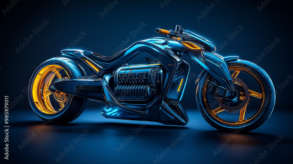 Electric bike chassis, to reveal the battery pack, motor, and other key ...