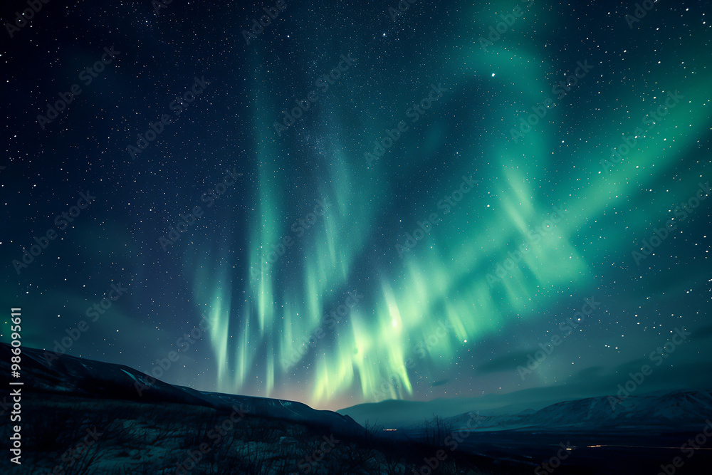 Aurora borealis commonly known as the Northern Lights which is a ...