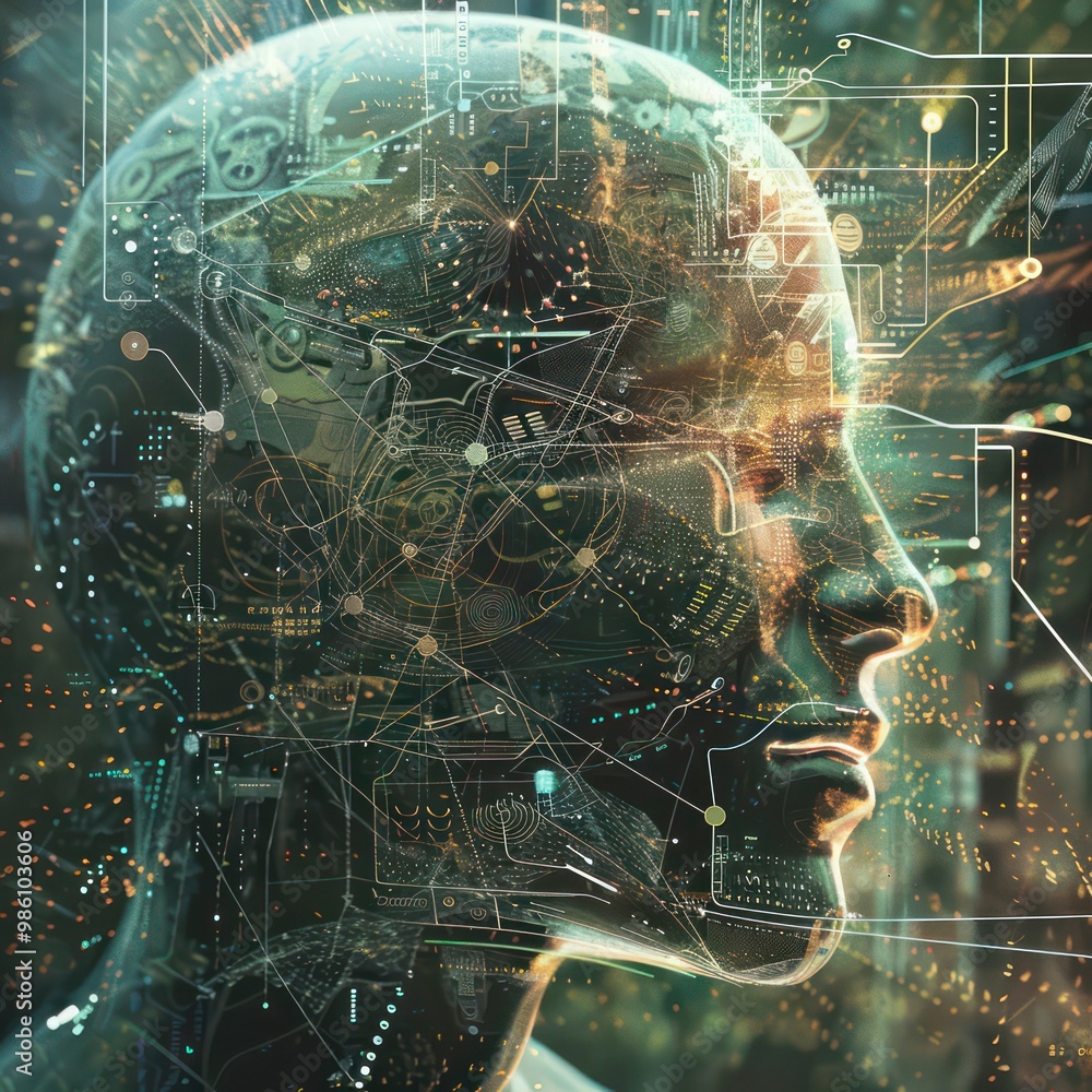 A timeline unfolds, showcasing the evolution of artificial intelligence ...