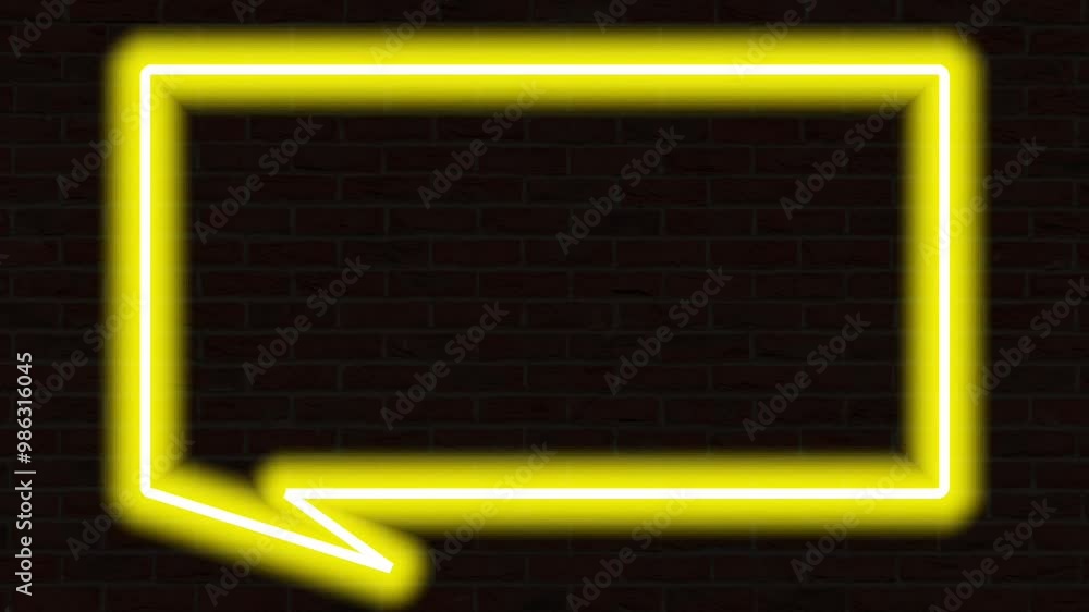Neon text animation EXTRA BONUS with a blinking effect and a neon ...