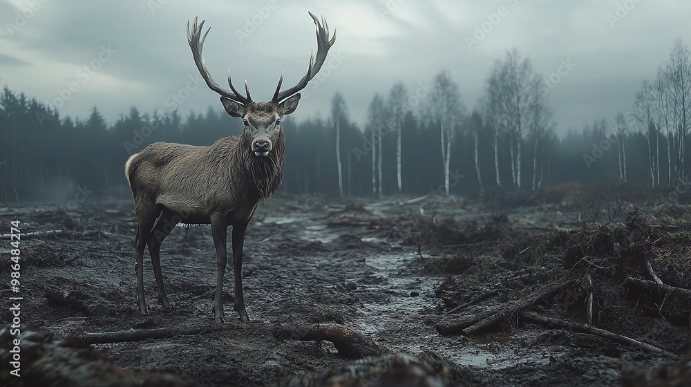 As nature recedes, rare animals like deer face extinction amidst the ...