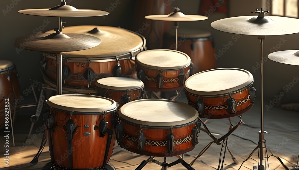 Echoes of African Heritage: Traditional Drums Resonate Through Village ...