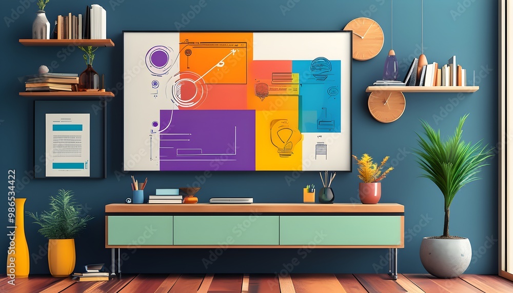 Dynamic concept sketches showcasing innovative graphic design ideas for ...