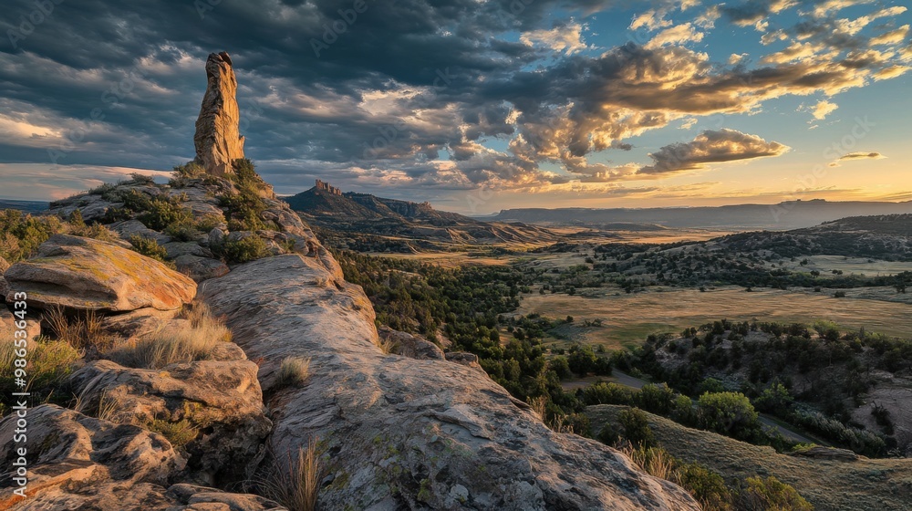 Stunning capture of Chimney Rock National Historic Site with Nikon D850 ...