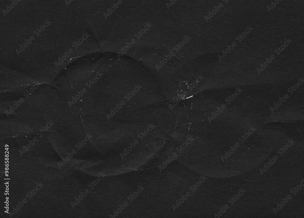 Folded paper black grunge texture with worn, rubbed and torn effect ...
