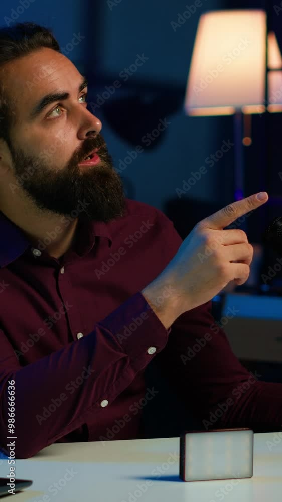 Vertical video Media star endorsing mini led lights from partnering ...