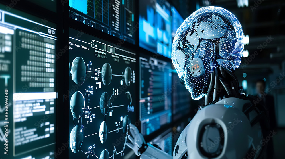 Ai data management for nonprofit organizations visualized in a poster ...